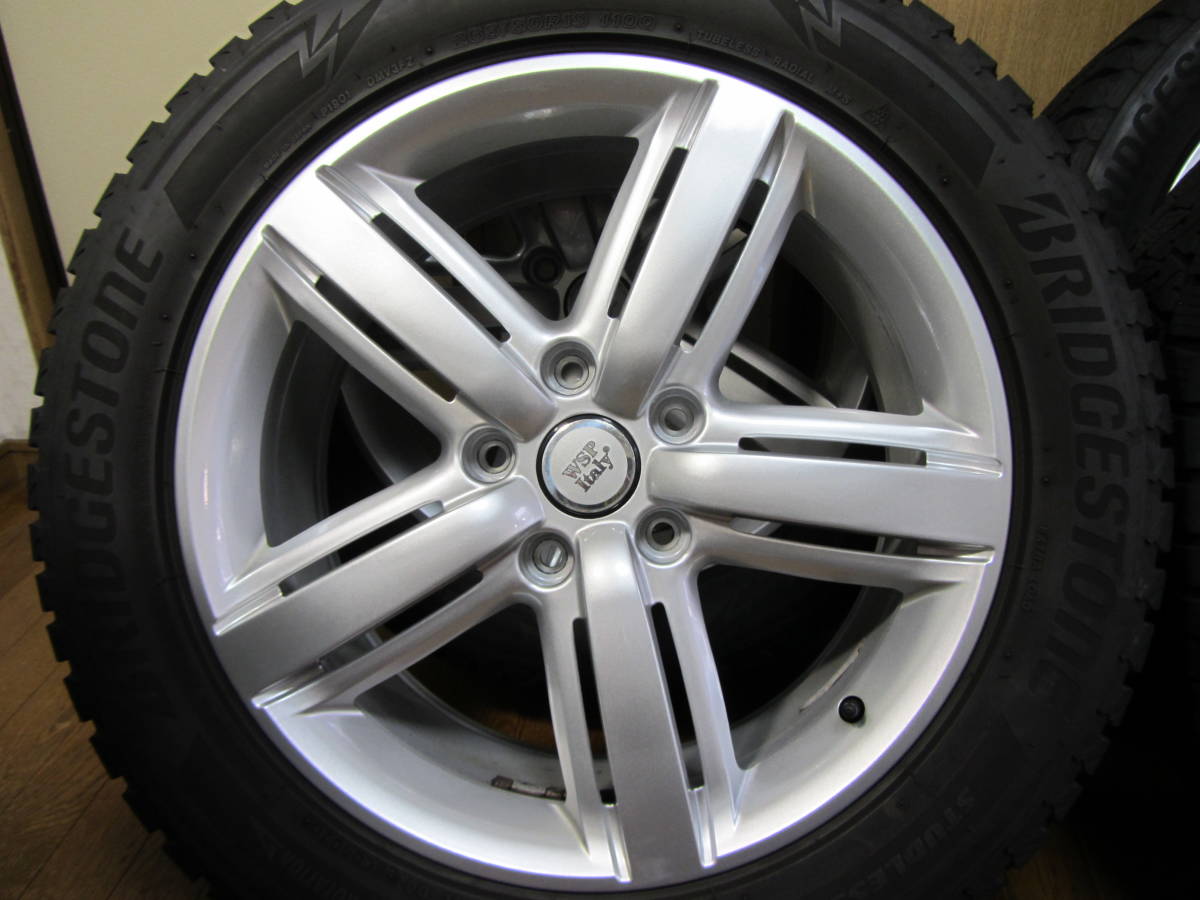 【目立った傷や汚れなし】スタッドレスタイヤ アウディ Audi ポルシェ PORSCHE ET59 V066 SL55 PCD130 8.5J ...