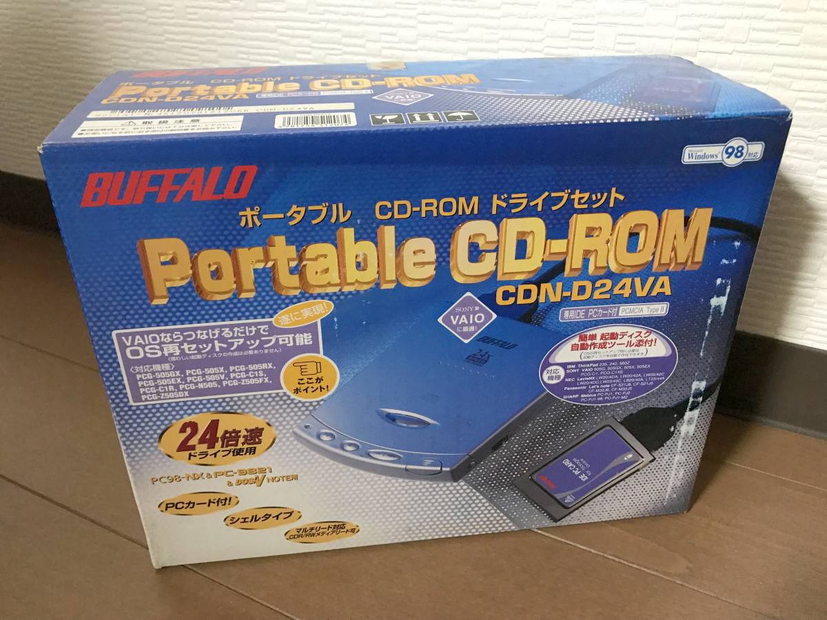 BUFFALO 内臓用 CD-ROM Drive CDI-24FB IDE対応 24倍速 Sony CDU611 PC9821 PC9801用 ...