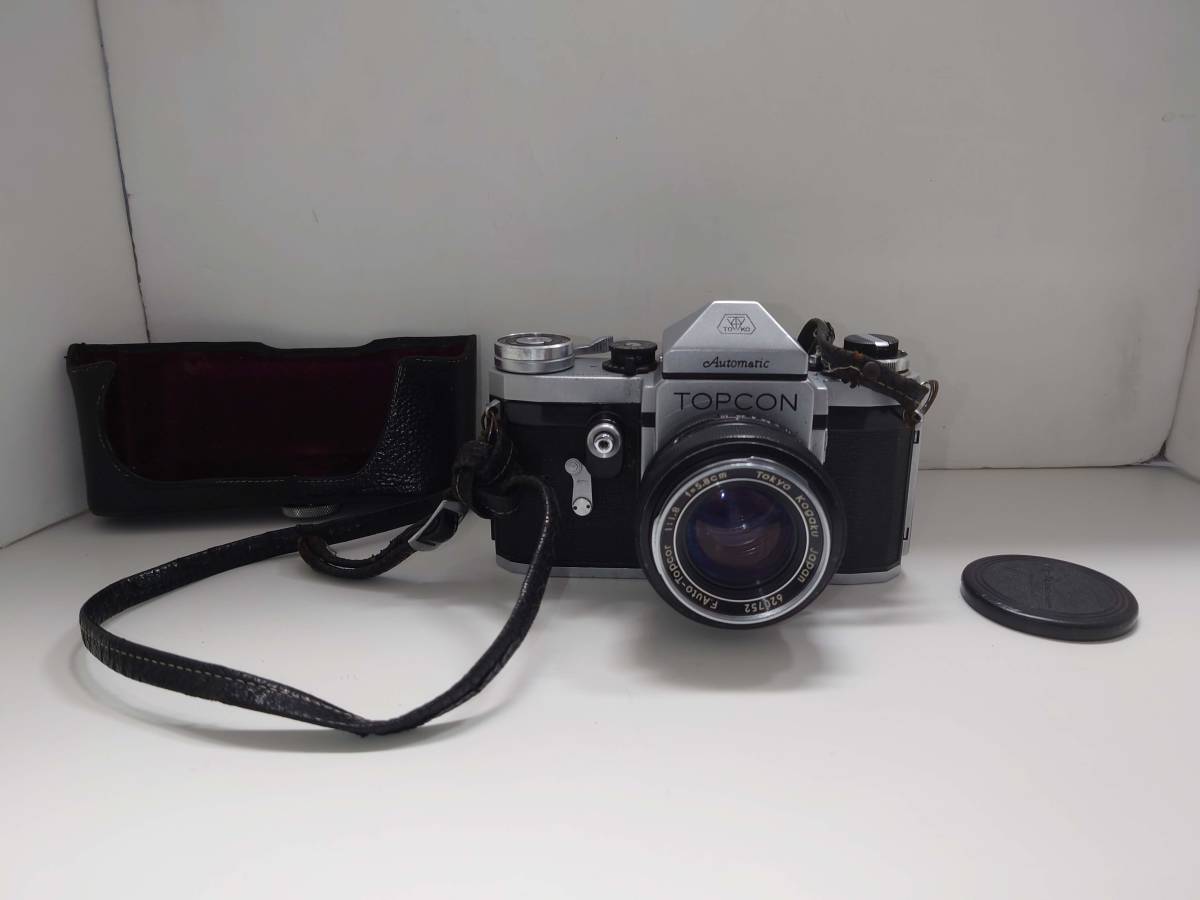 【傷や汚れあり】79878 ★ トプコン Tokyo Kogaku TOPCON Automatic F.Auto Topcor 5.8cm ...