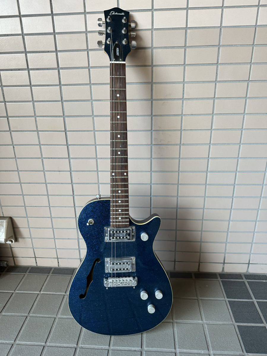 【やや傷や汚れあり】★Electromatic by Gretsch/エレクトロマチック グレッチ Duo Jet シルバースパークル エレキ ...