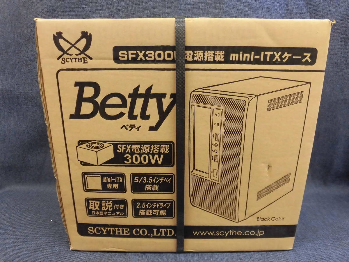 【未使用】11049B Scythe Betty SFX300W電源搭載 mini-ITXケース 小型PCケース SFX電源ユニット PC ...