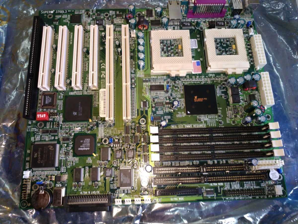 【全体的に状態が悪い】SuperMicro 370DL3 Dual Socket 370 Pentium III対応 ジャンク品 の落札情報 ...