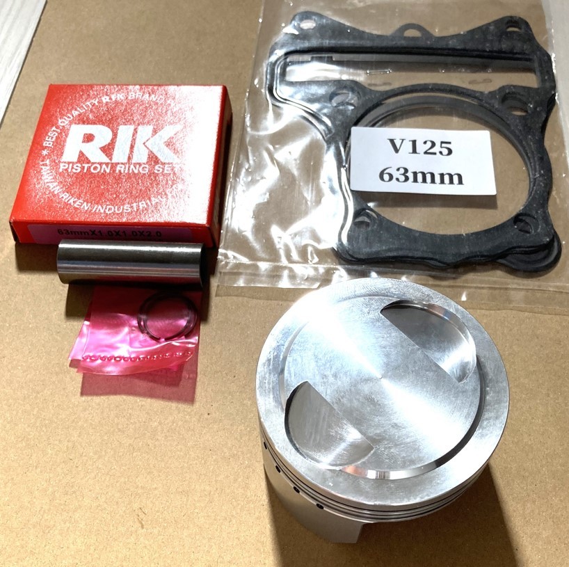 【未使用】TTMRCアドレスV125用63mm鍛造ピストンキット の落札情報詳細 - ヤフオク落札価格検索 オークフリー