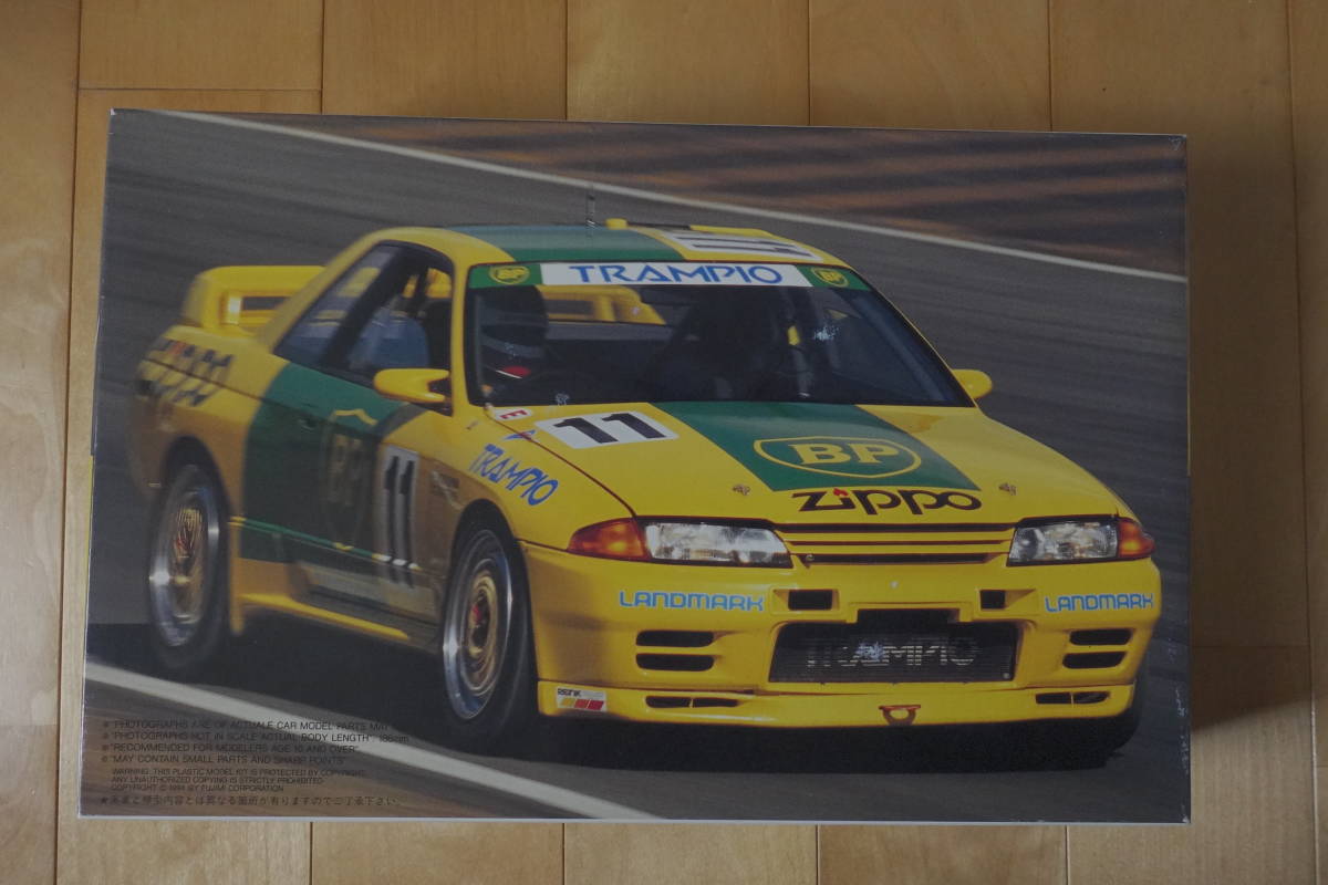 【未使用】1/43 京商 スカイライン BNR32 GT-R GTR R32 BP OIL トランピオ TRAMPIO No.11 ...