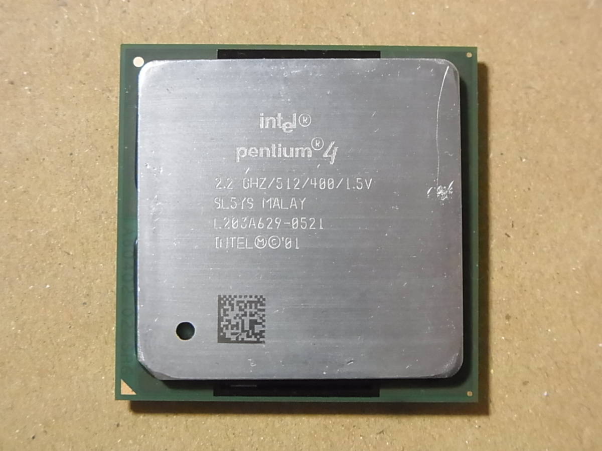 【目立った傷や汚れなし】 Intel Pentium4 2.2GHz/512/400/1.5V SL5YS Northwood ...
