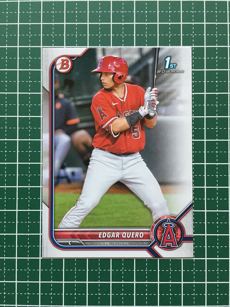 【目立った傷や汚れなし】★TOPPS MLB 2022 BOWMAN #BP-123 EDGAR QUERO[LOS ANGELES ...