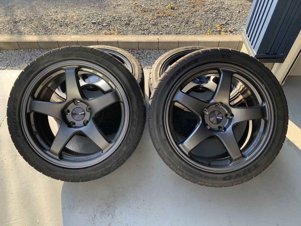 【やや傷や汚れあり】☆送料無料☆ エンケイ ENKEI PF05 18インチ 9J+40 114.3 タイヤ PROXES R1R(245/40 R18) 4本セットの落札情報詳細 ...