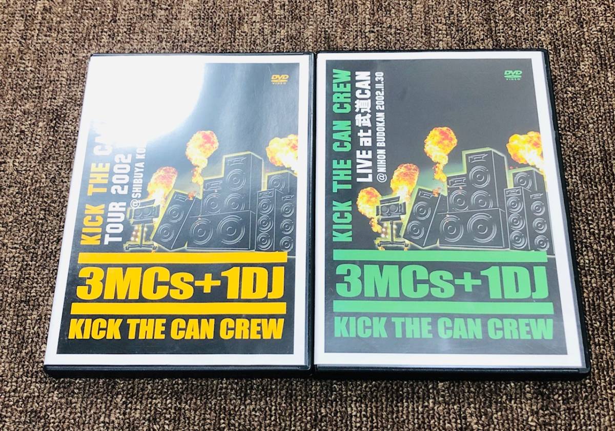 【やや傷や汚れあり】 送料無料 2枚セット DVD KICK THE CAN CREW LIVE at 武道CAN@日本武道館 2002.11.30 / TOUR 2002 VITALIZER ...