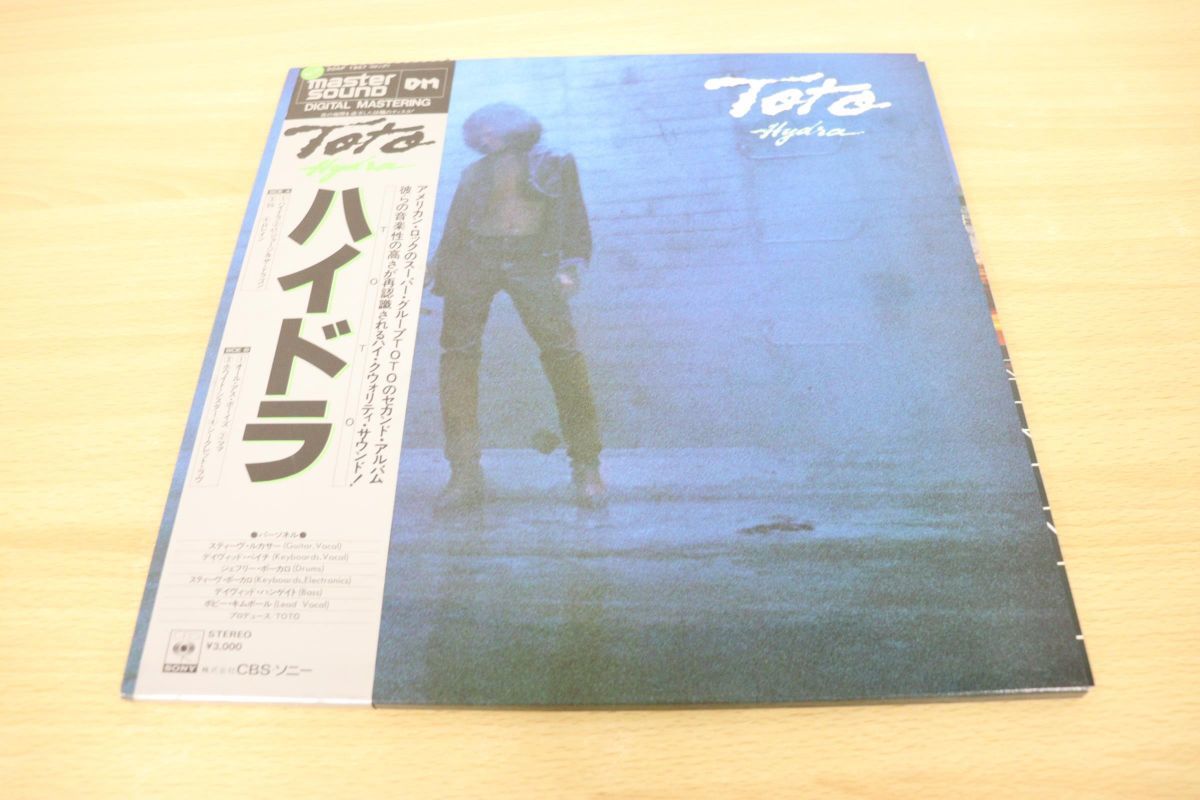 【全体的に状態が悪い】 01)【帯付き】Toto/Hydra/トト/ハイドラ/30AP 1957/LPレコード/国内盤/ロック/アナログ盤 ...