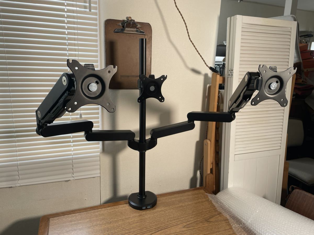 【やや傷や汚れあり】送料込み♪Bauhutte バウヒュッテ 3連ロングモニターアーム BMA-3GS-BK 27インチ対応 トリプルディスプレイ ゲーミングの落札情報詳細 - Yahoo ...