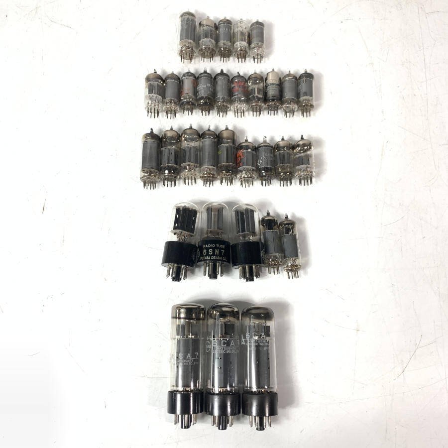 【傷や汚れあり】National 6CA7 / HITACHI 6SN7-GTB / FUTABA 6SN7 / NEC 6AR 他 真空管 ...