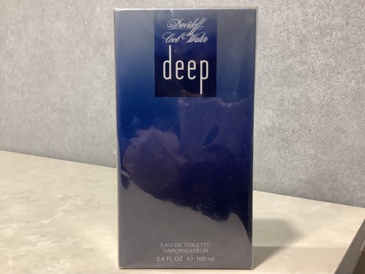 【未使用に近い】1円〜 未開封 Davidoff Cool Water deep/ダビドフ クールウォーター ディープ EDT SP ...