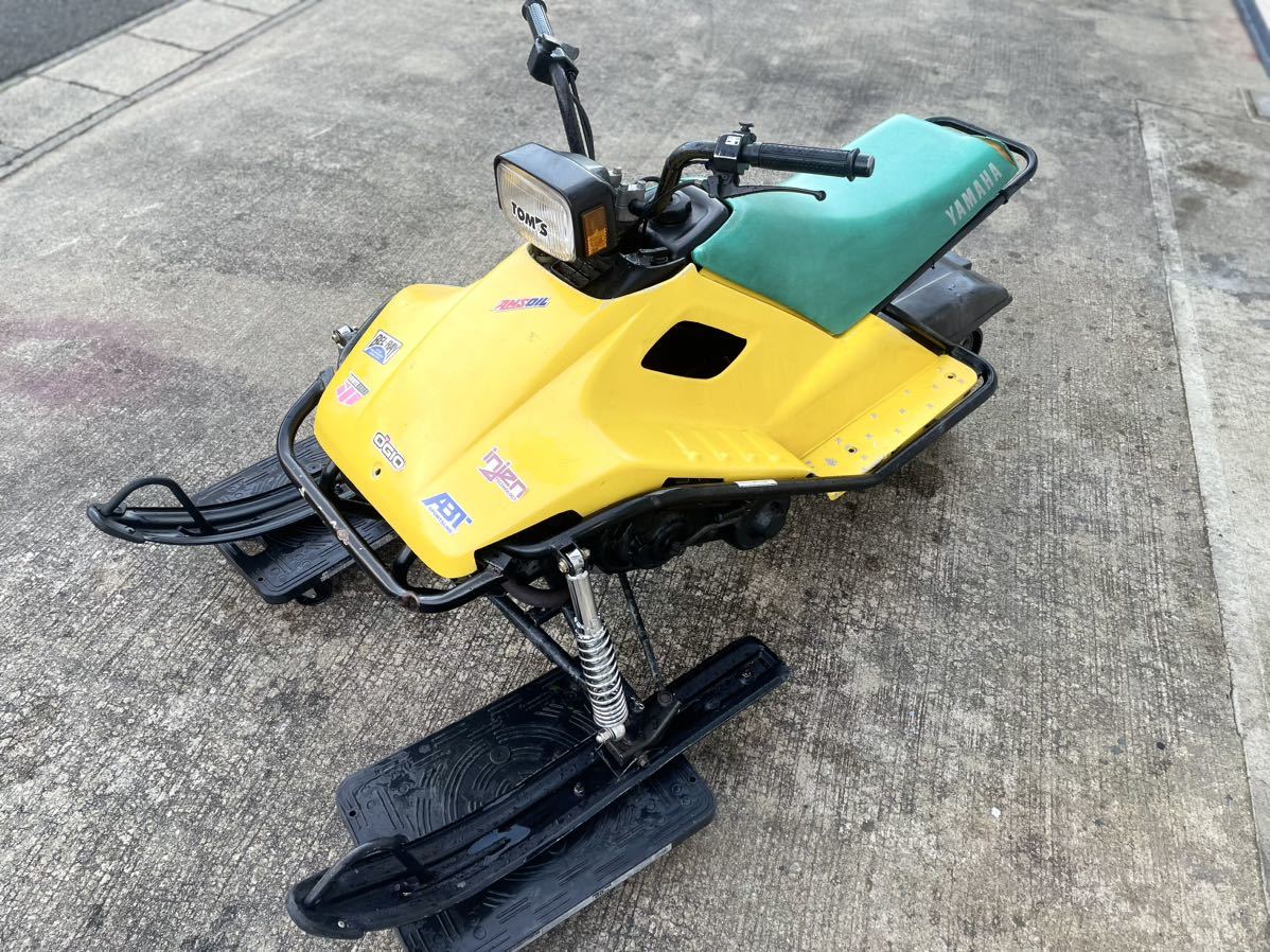 【傷や汚れあり】山形発 YAMAHA スノーモービル SV80 ヤマハ snoscoot 希少 絶版 屋内保管 程度良好 発送不可 引き取り ...