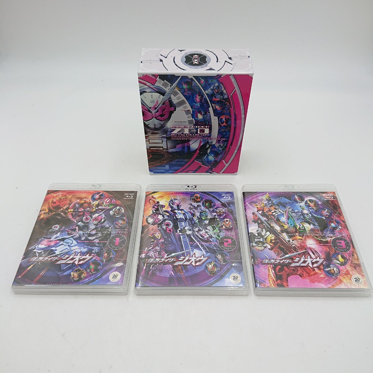【やや傷や汚れあり】IZU【中古品】 仮面ライダージオウ Blu-ray COLLECTION 1～3セット 収納BOX付き 【Blu-ray ...