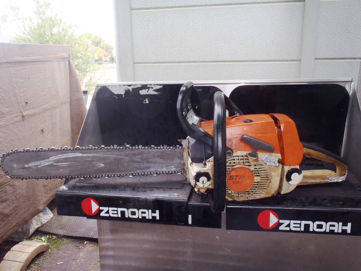 【やや傷や汚れあり】本格大型プロ機種47.9cc★新ダイワ E488 軽量ハードノーズバー18インチ48cm 整備品 好調 動画有 マフラー新品 の落札情報詳細| ヤフオク落札価格情報 オークフリー