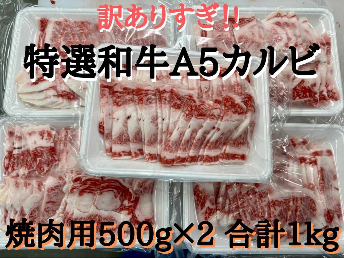 【未使用】訳ありすぎ！ 特選和牛A5カルビ切落とし 焼肉用500g×2 合計1kgの落札情報詳細 - Yahoo!オークション落札価格検索 オークフリー