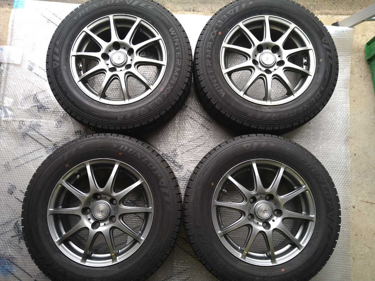 【傷や汚れあり】BADX LOXARNY SPORT RS-10 バドックス ロクサーニスポーツ 15インチ 6J+53 5H PCD114.3 195/65R15 20年製 スタッドレス ...