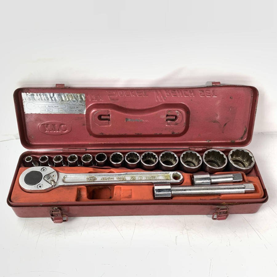 【全体的に状態が悪い】KTC No.B3013R ソケットレンチセット 収納ケース付き＊ジャンク品 の落札情報詳細| ヤフオク落札価格情報 オークフリー