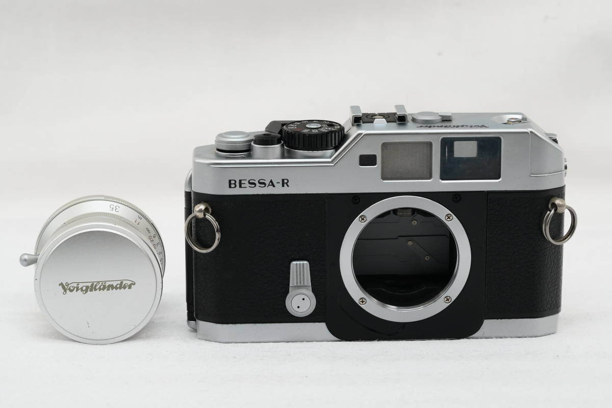 【目立った傷や汚れなし】フォクトレンダー ベッサ Voigtlander BESSA-R Black カラースコパ Color SKOPAR ...