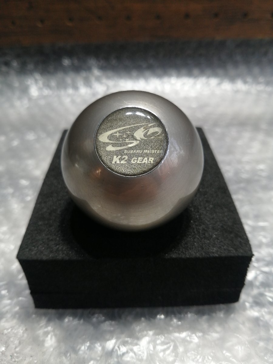 【目立った傷や汚れなし】SUBARU K2 GEAR シフトノブ K2ギア レガシィ インプレッサ STi WRX フォレスター R2 プレオ VIVIO 中古 美品 希少 の落札情報詳細 ...