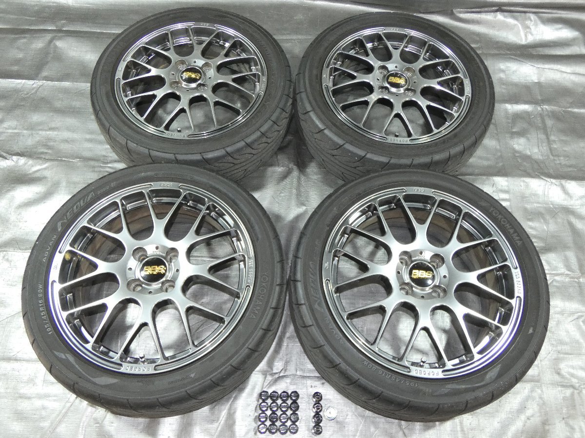 【傷や汚れあり】★ JW5 S660 BBS RP007 RP010 ガンメタ ホイール 15×5.0J＋45 16×6.5J+48 ナット付 [45MK6]の落札情報詳細 - ヤフオク落札 ...