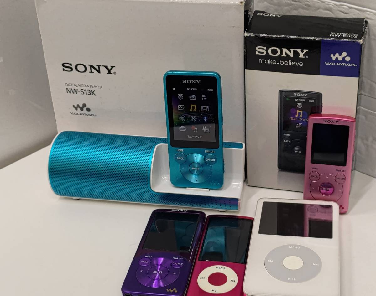 【全体的に状態が悪い】9252 SONY WALKMAN Apple iPod nano iPod classicなど まとめ ソニー ...