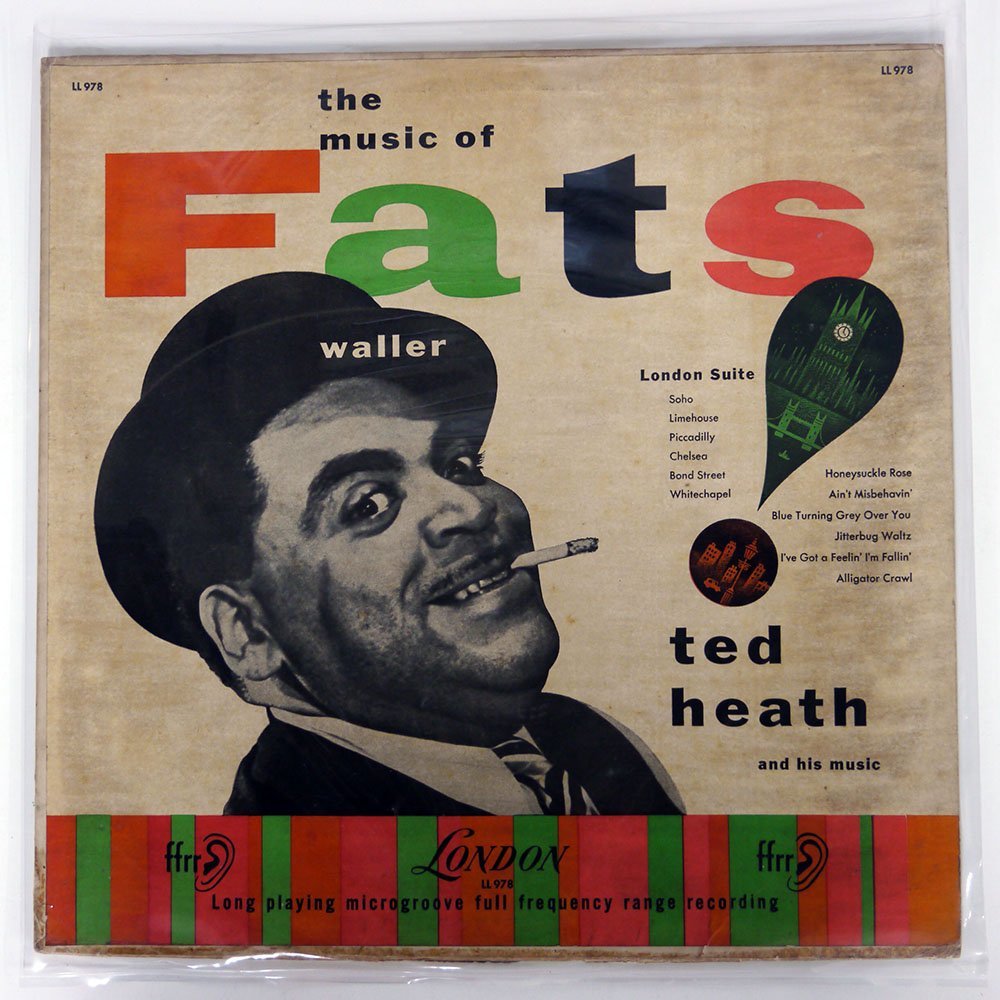 【傷や汚れあり】英 TED HEATH AND HIS MUSIC/MUSIC OF FATS WALLER ALBUM/LONDON LL ...