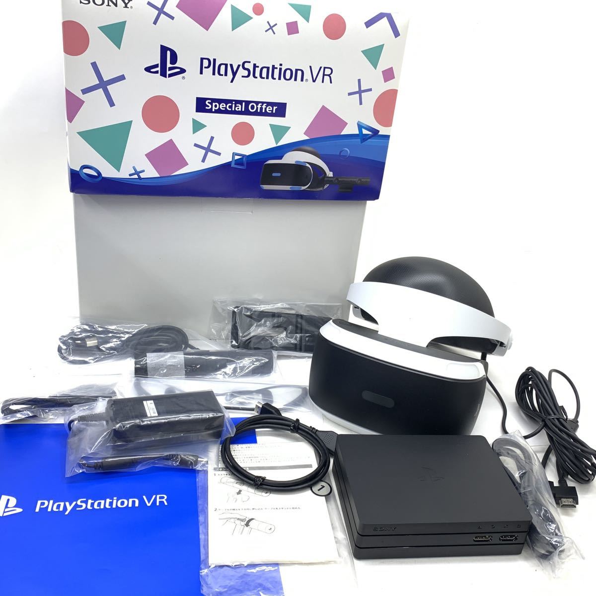 【傷や汚れあり】056H618★1円～ 動作品 SONY PlayStation VR Special Offer PlayStation Camera/カメラ同梱版 CUH-ZVR2 JU ...