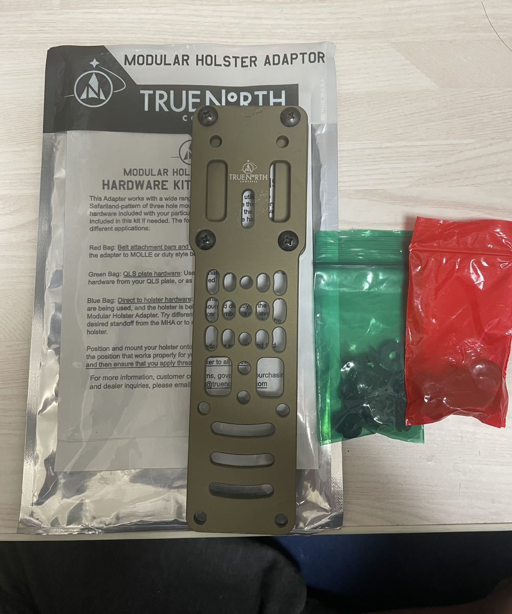 【未使用】【未使用】実物 true north concept Modular Holster Adapter ブラック ホルスター GBRS ...