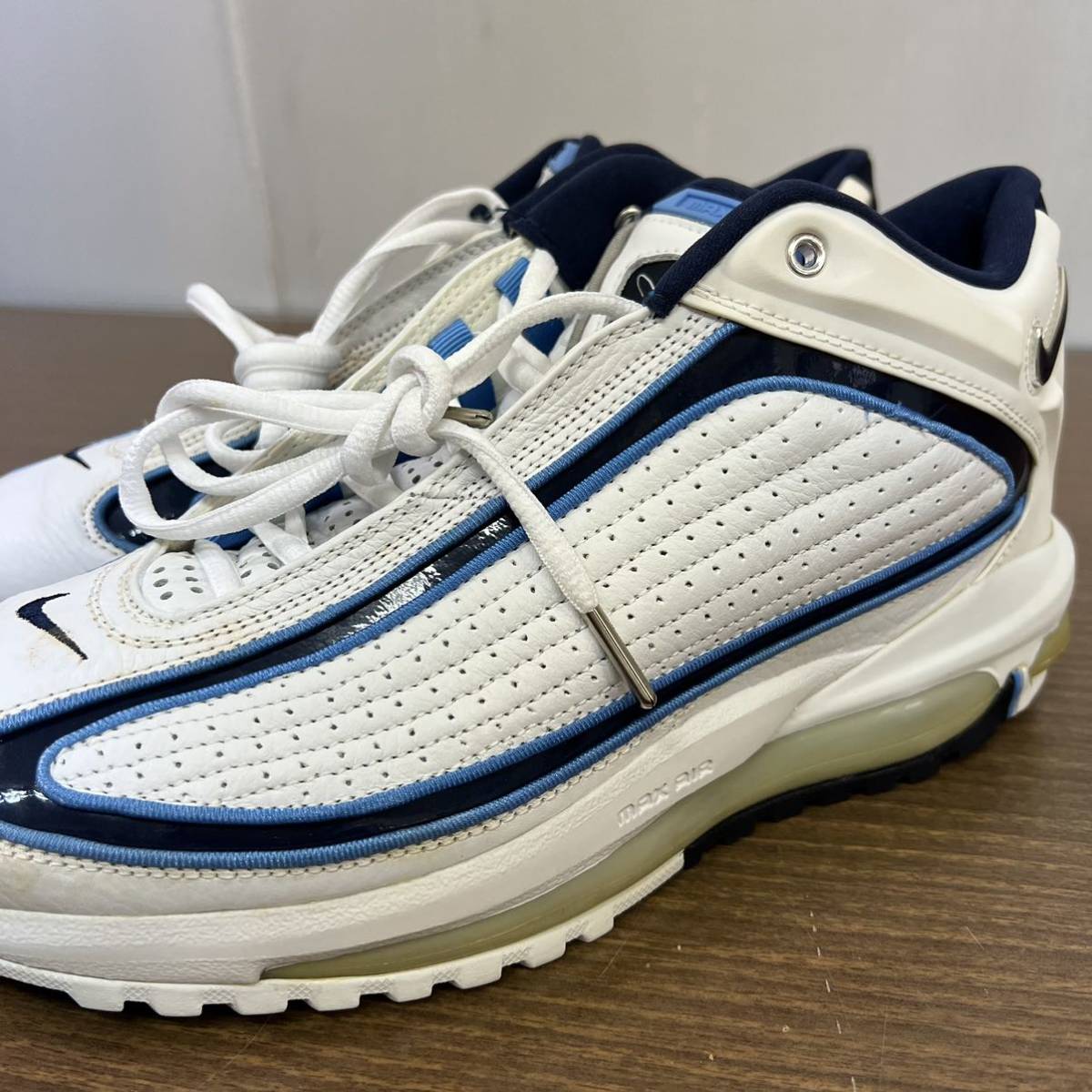 【未使用に近い】AN1390）未使用 NIKE ナイキ エアマックス MAX AIR G6 011201 LN 28.5cm ホワイト/ブルー ...