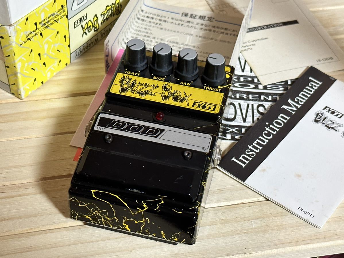 【全体的に状態が悪い】DOD エフェクター BUZZ BOX FX33 ジャンクの落札情報詳細 - ヤフオク落札価格検索 オークフリー