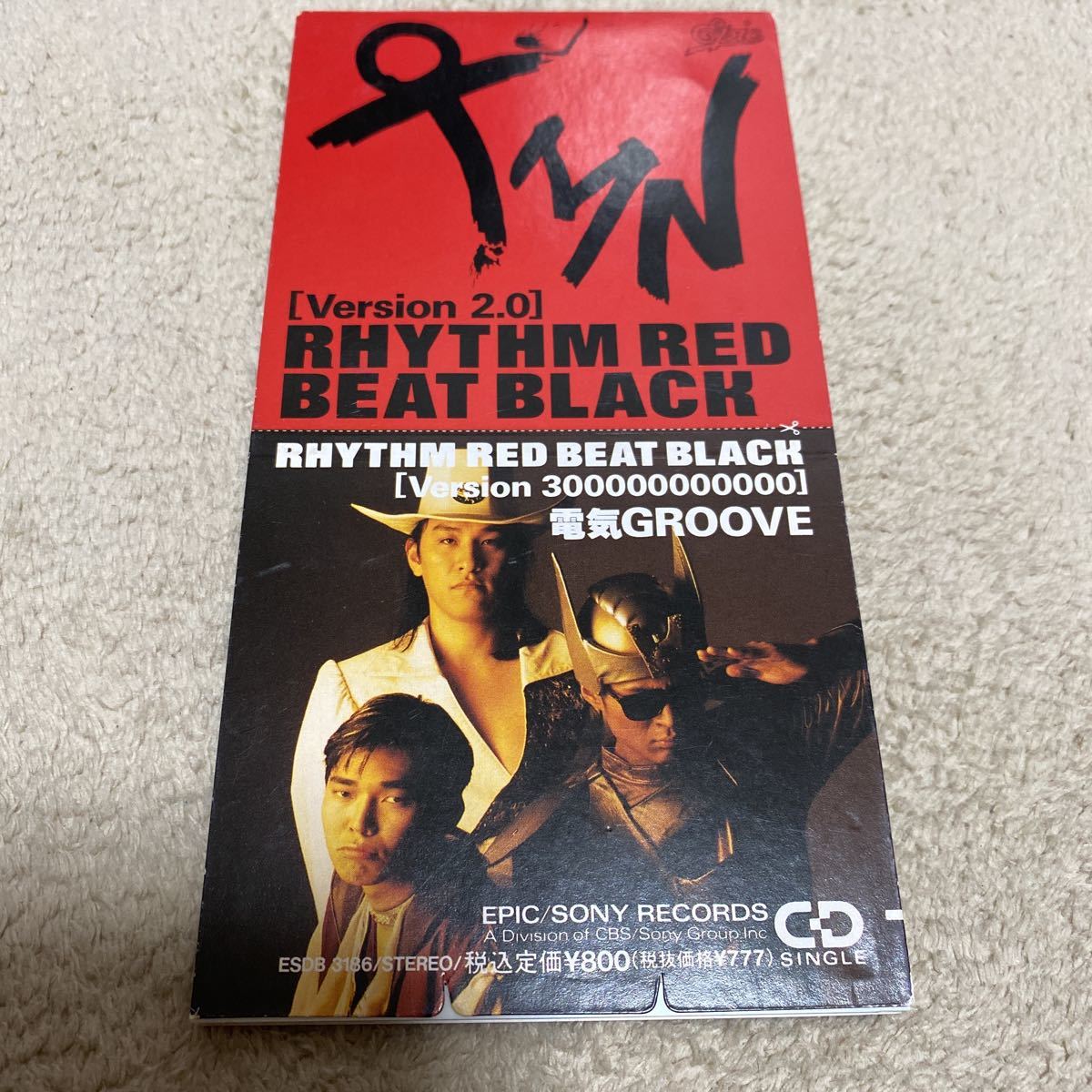 【やや傷や汚れあり】【8cm】 RHYTHM RED BEAT BLACK （version 2．0） TM NETWORK／電気グルーヴ ...