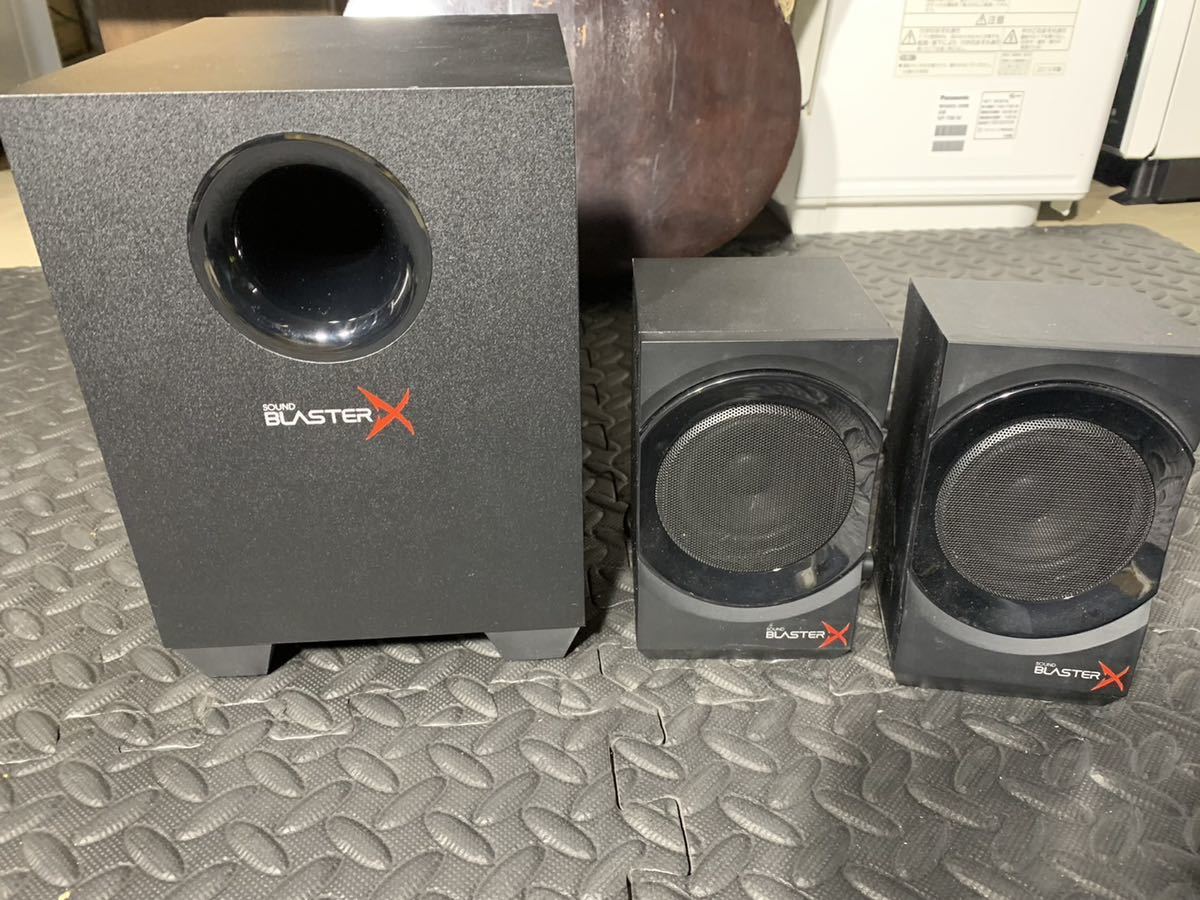 【やや傷や汚れあり】Sound BlasterX Kratos S3 スピーカー ゲーミング最大出力92W パワフルサウンドのアナログ接続2 ...