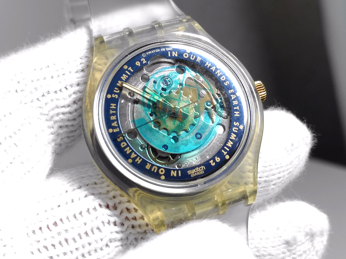 【やや傷や汚れあり】【良品】Swatch EARTH SUMMIT 92 470本限定 自動巻 腕時計 の落札情報詳細| ヤフオク落札価格情報 オークフリー