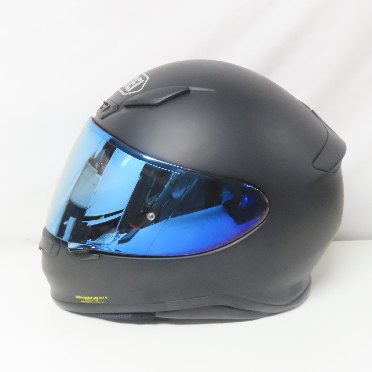 【目立った傷や汚れなし】【中古美品】SHOEI ショウエイ Z-7 フルフェイスヘルメット XLサイズ マットブラック バイク オートバイ ...