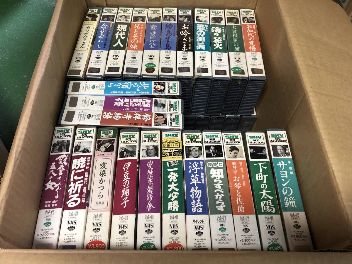【傷や汚れあり】B 松竹 SHV BEST SELECTION まとめて65本 木石 風の女王 早春 風花 紀ノ川 東京の宿 白痴 もず 親 ...