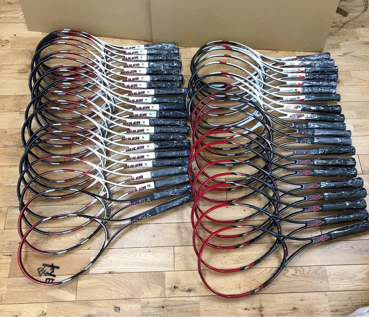 【傷や汚れあり】未使用 KAWASAKI カワサキ RULER 90 85 80 LARGE BODY テニスラケット スポーツ用品 部活② ...