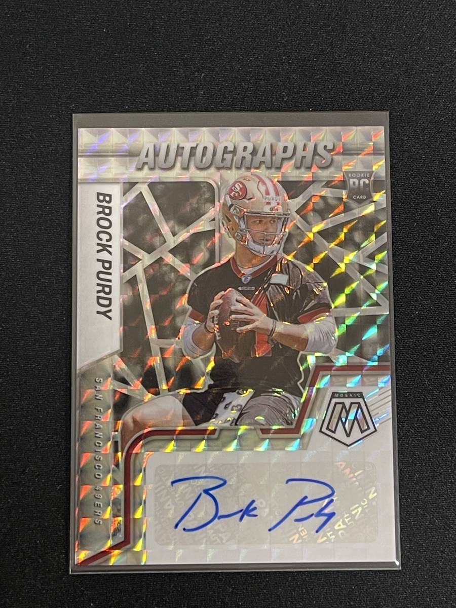 【未使用】Brock Purdy | 2022 Panini Mosaic RC Rookie Auto | San Francisco ...