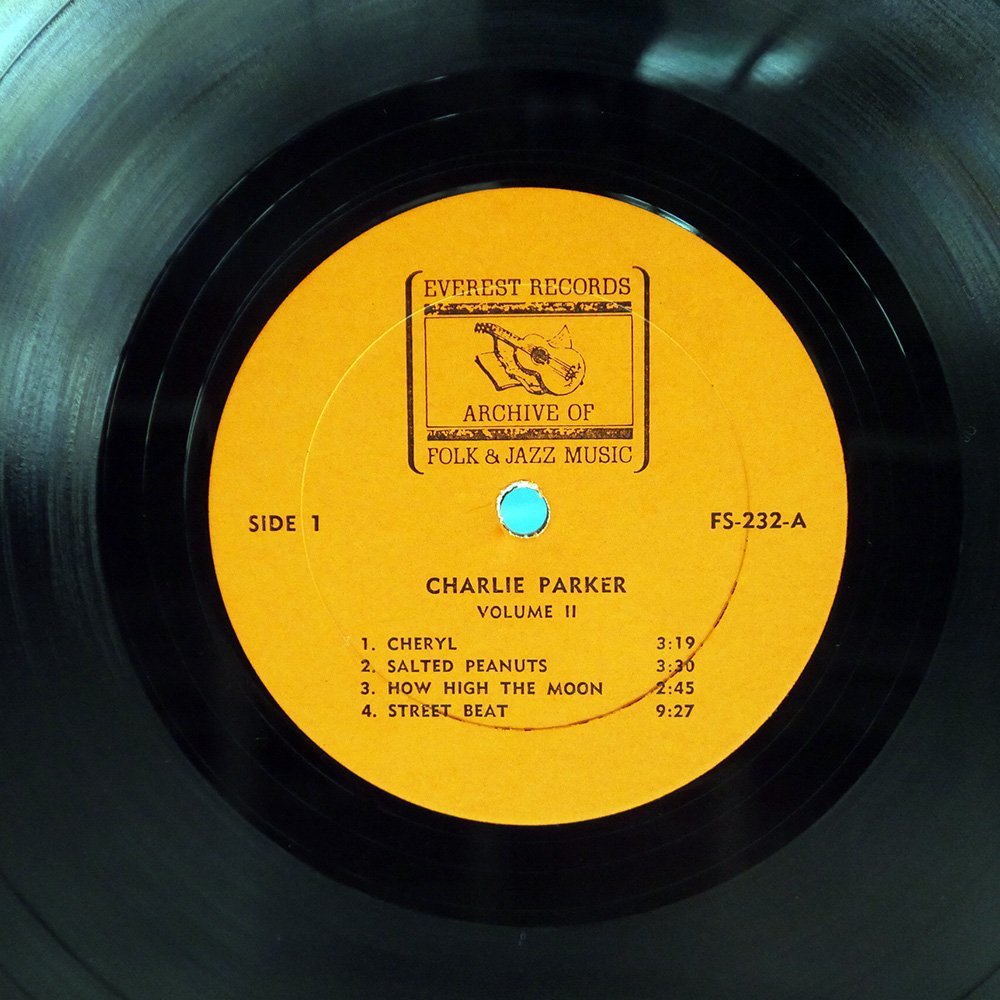 【やや傷や汚れあり】米 CHARLIE PARKER/CHARLIE PARKER VOLUME II/EVEREST FS232の落札情報 ...