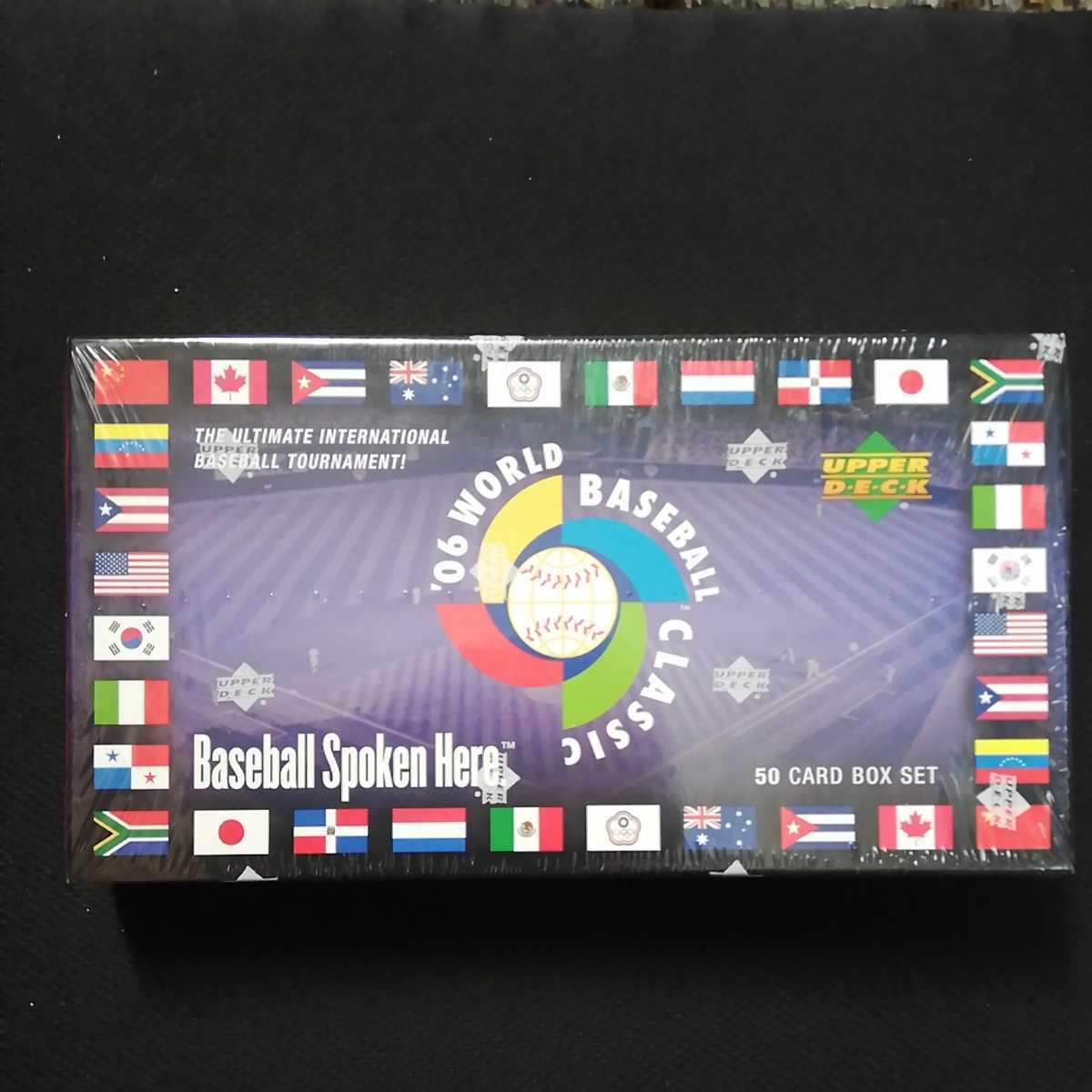 【未使用】未開封 2006年 WBC ワールドベースボール クラシック 50 CARD BOX SET 野球カード'06 WORLD BASEBALL CLASSIC 王 イチロー 松坂 の ...