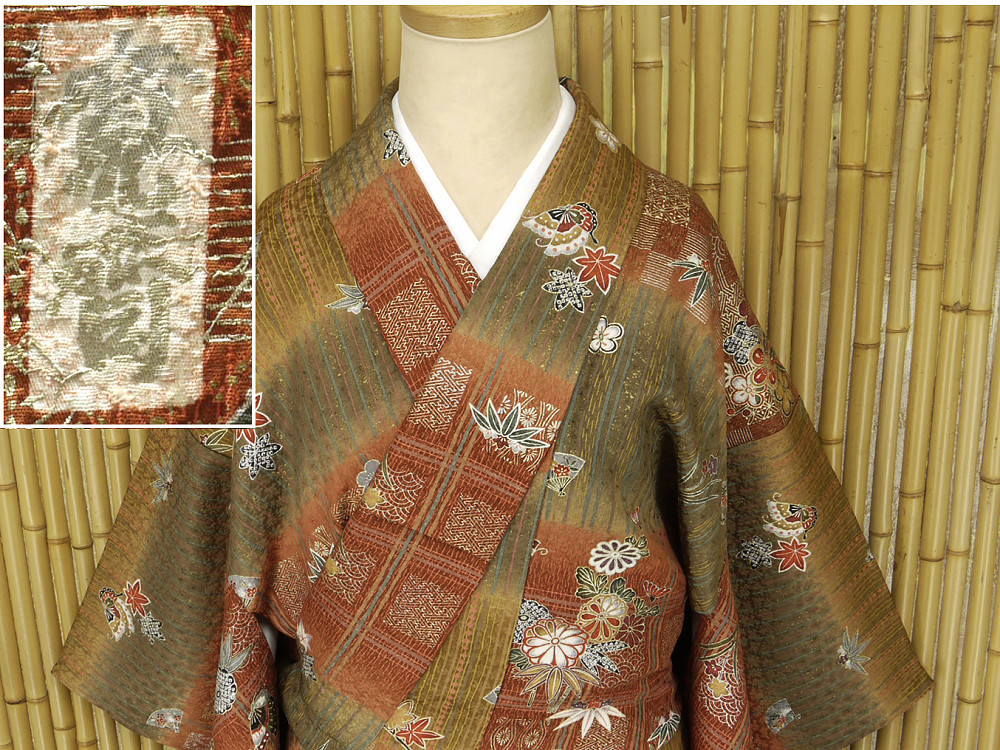 【目立った傷や汚れなし】【京かんざし】u-127★世界的ファッションデザイナー 山本寛斎 小紋 ★即決送料無料！★の落札情報詳細 - ヤフオク落札価格検索 オークフリー