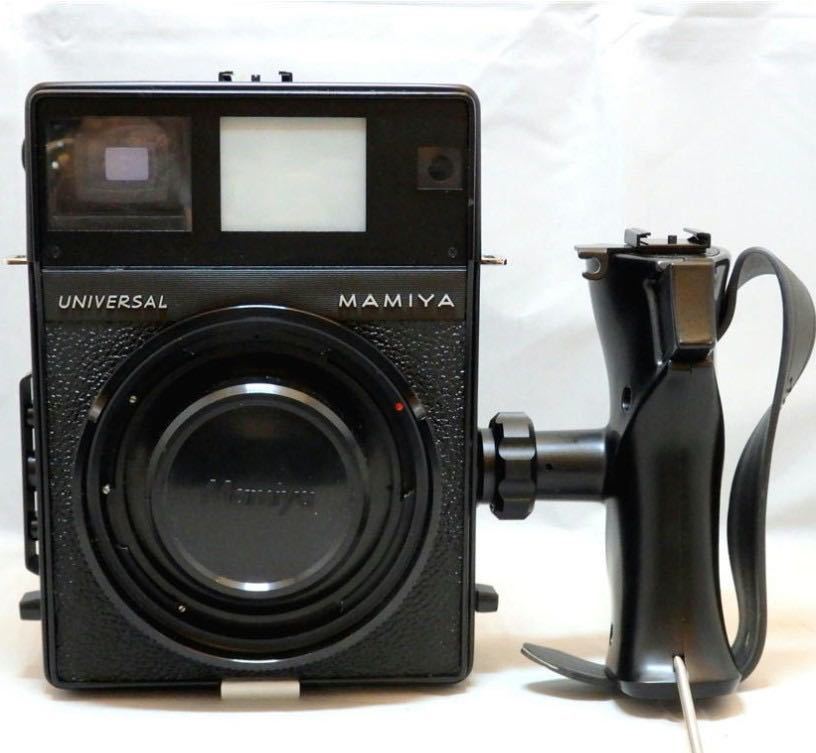 【やや傷や汚れあり】MAMIYA UNIVERSAL 6x7 6x9 127mm マミヤ中判カメラ ブラック + MAMIYA-SEKOR P ...