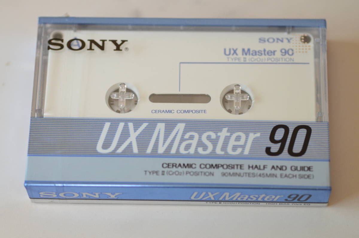 【未使用】【即決有り】 ソニー SONY UX Master 90 カセットテープ ハイポジション タイプⅡ90分 未開封品の落札情報詳細 ...