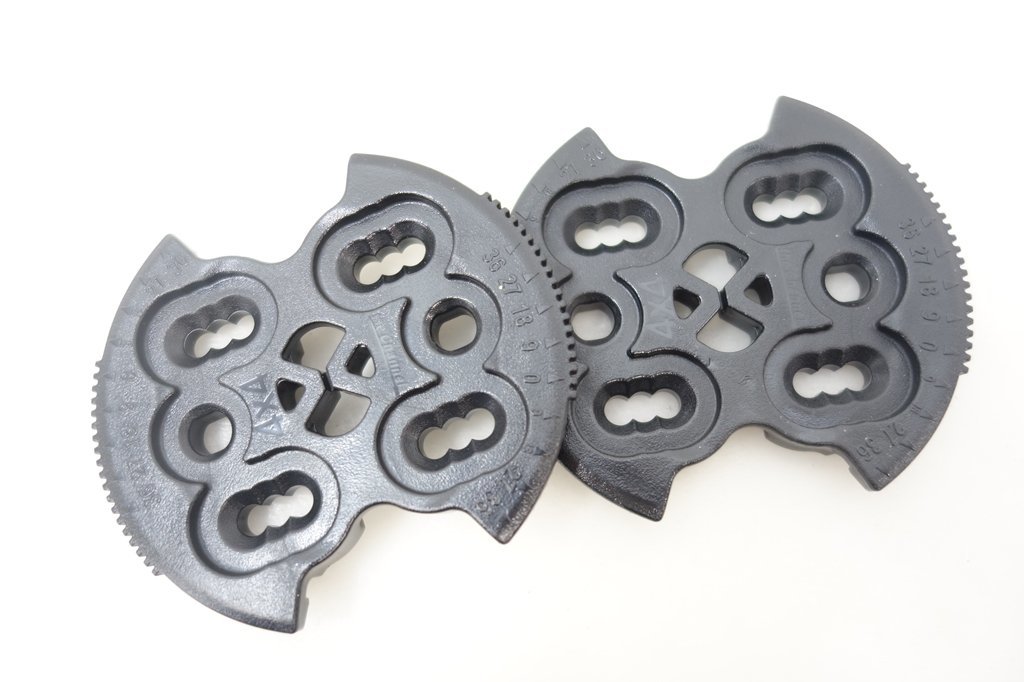 【やや傷や汚れあり】ICS The Cahnnel用 旧ディスク M5メス用 BURTON バートン センター ディスクプレート EST ...