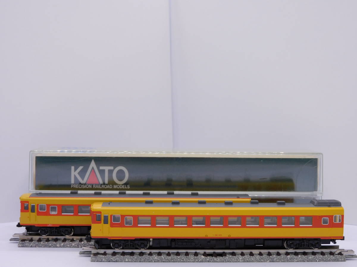 【目立った傷や汚れなし】9-119＊Nゲージ KATO 10-464 キハ58系 修学旅行色 6両セット カトー 鉄道模型(oaat)の落札情報詳細 - ヤフオク落札価格検索 オークフリー