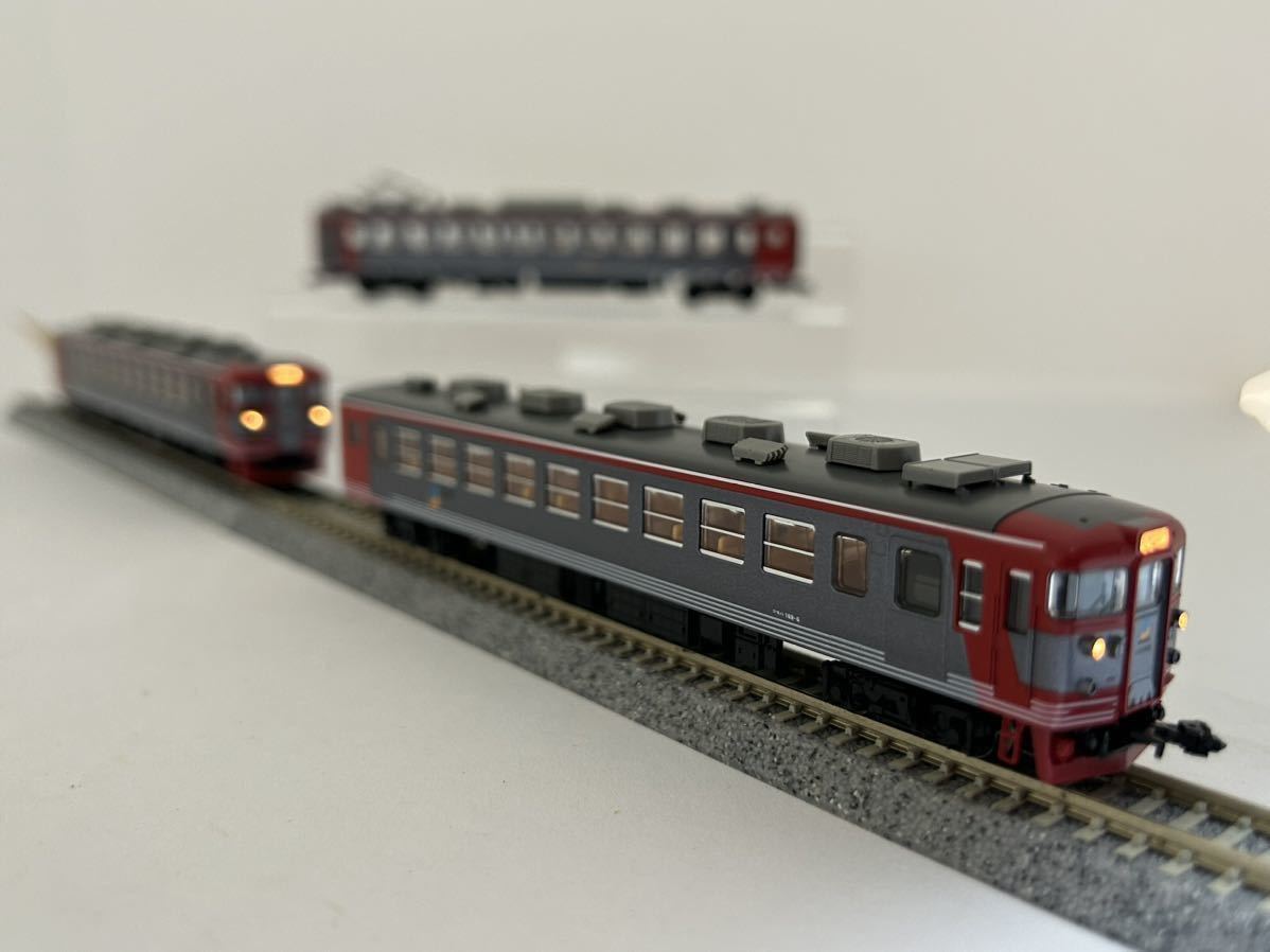 【目立った傷や汚れなし】TOMIX 92933 しなの鉄道 169系電車(しなのサンライズ号) ばらし クモハ169-6 モハ168-6 クハ ...