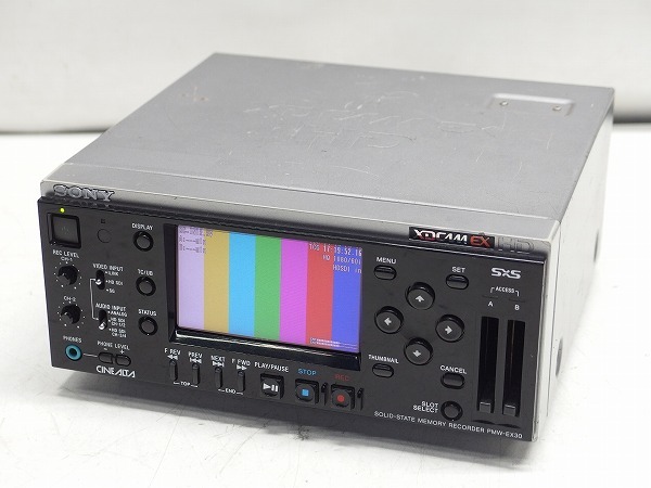 【傷や汚れあり】SONY XDCAM EX レコーダー PMW-EX30 SxS 動作品 V1.30 *346972の落札情報詳細 ...