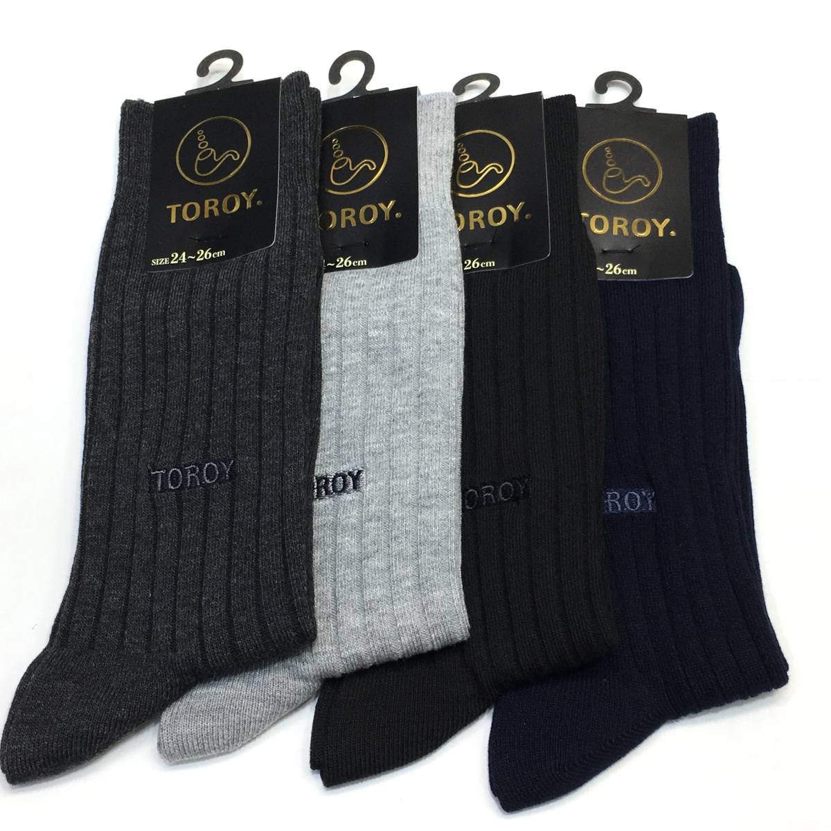 【未使用】【新品】TOROY カジュアル ソックス 4足セット 紳士 24-26cm メンズ 綿混 送料無料③ 無地 福助 ブランドソックス トロイ オールシーズンの落札情報詳細 - ヤフオク ...