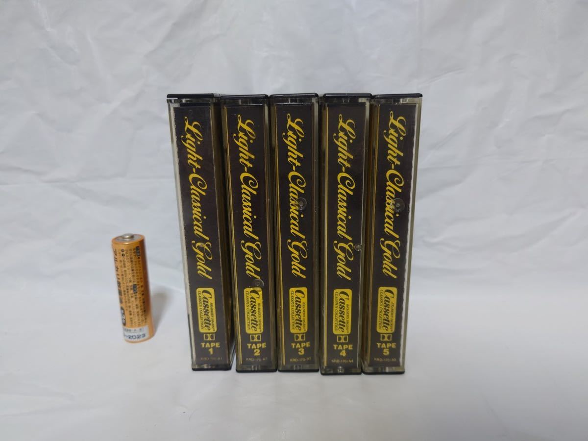 【傷や汚れあり】カセットテープ LIGHT CLASSICAL GOLD THE WORLD,S BEST LOVED MUSIC VOL.1 ...