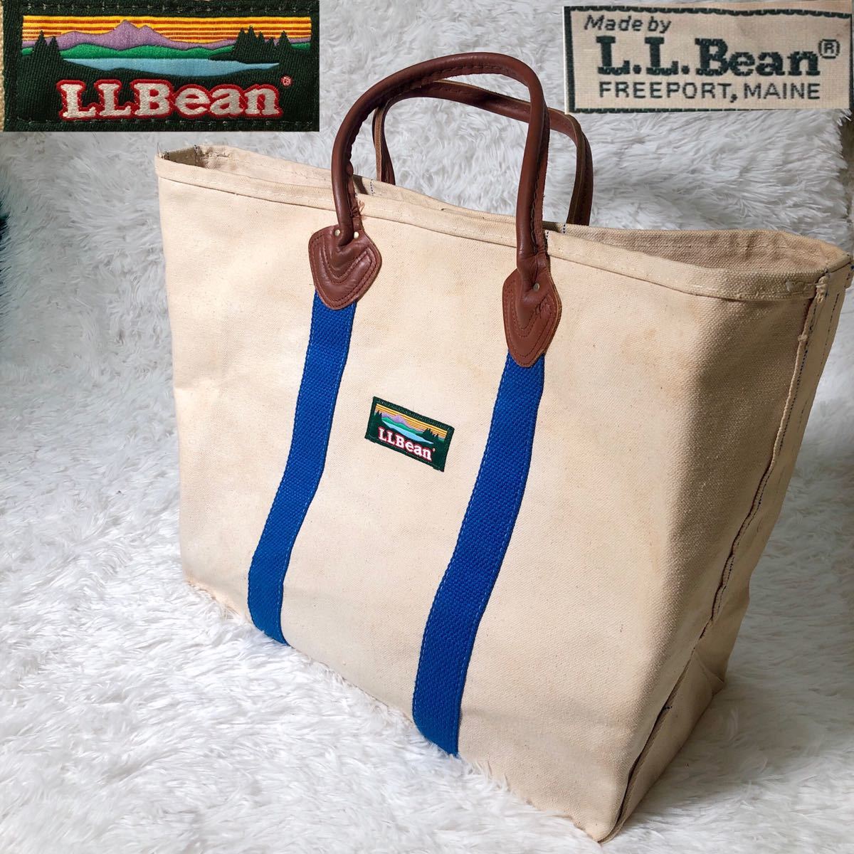 美品 エルエルビーン L.L.Bean 厚地 USA製 ボートアンドトート ミニ ピンク ナチュラル 帆布 キャンパス トート バッグ 刺繍 犬の落札情報詳細 - ヤフオク落札価格検索 オークフリー